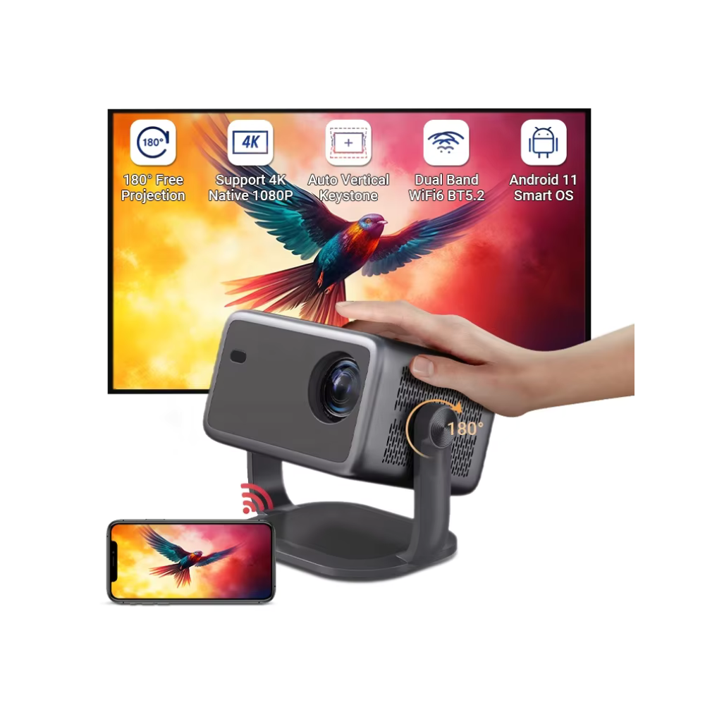 ADAX Life Style L018 Native 1080P Home Theater Projecteur Smart Android ...